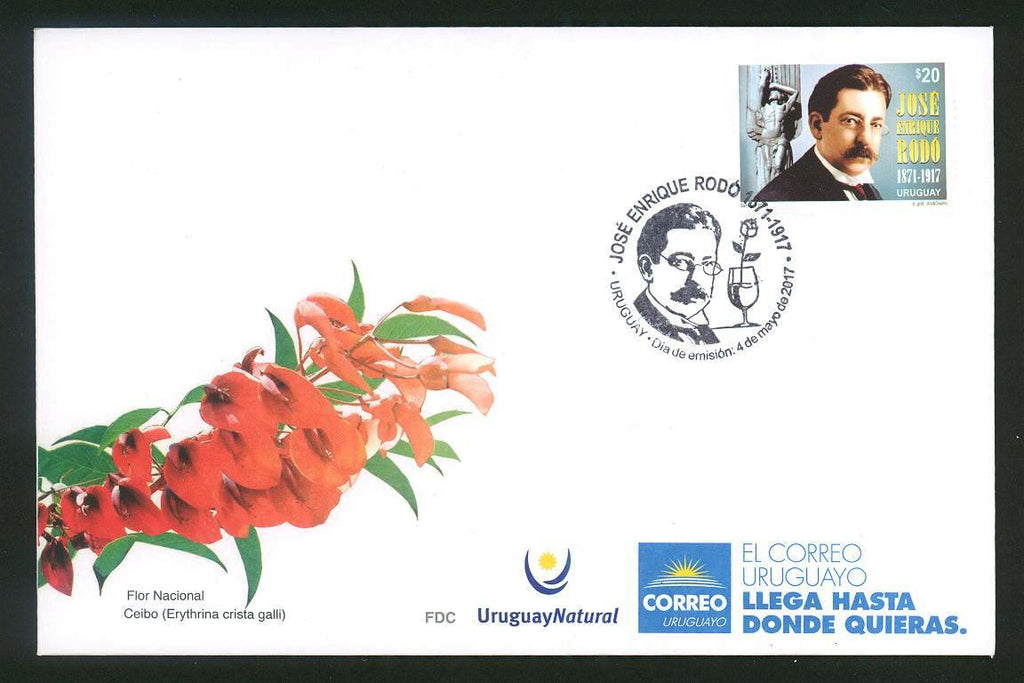 100 Años José Enrique Rodó 1871 - 2017 | FilateliaUY